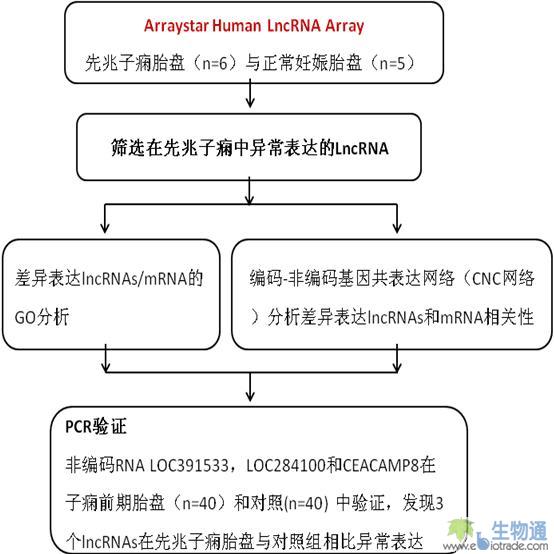 刘淮教授Plos One利用Arraystar LncRNA芯片研究先兆子痫 - 生物通